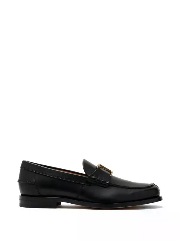 TOD'S Leather Loafers - Black