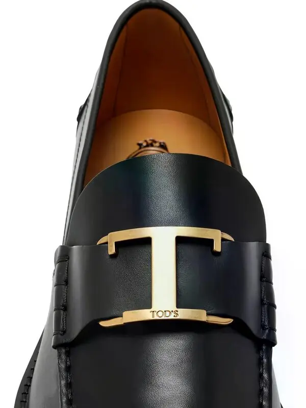 TOD'S Leather Loafers - Black