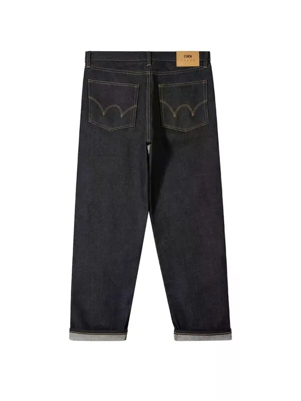 Edwin Loose Fit Button Jeans - Blue