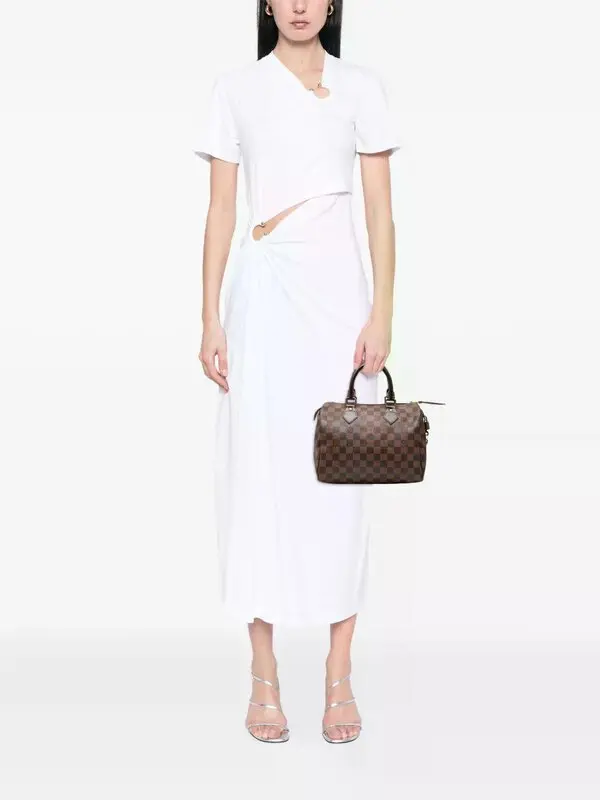 LOUIS VUITTON 2011 Damier Ebene Speedy 25 Boston Bag
