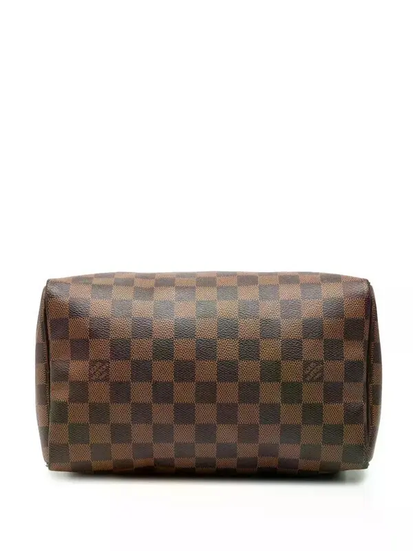 LOUIS VUITTON 2011 Damier Ebene Speedy 25 Boston Bag