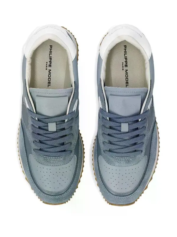 Philippe Model Low Leather Trainers - Blue