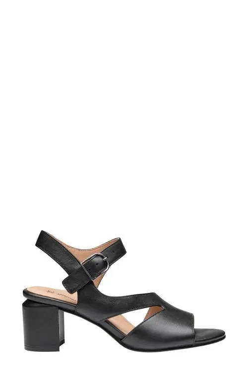 Johnston & Murphy Slingback Sandal - Black Nappa Leather