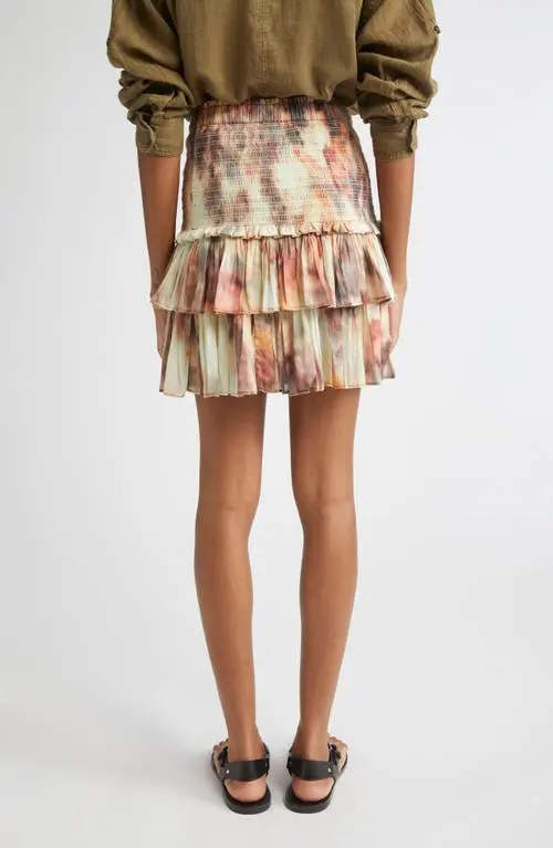 Isabel Marant Étoile Naomi Tiered Cotton Miniskirt