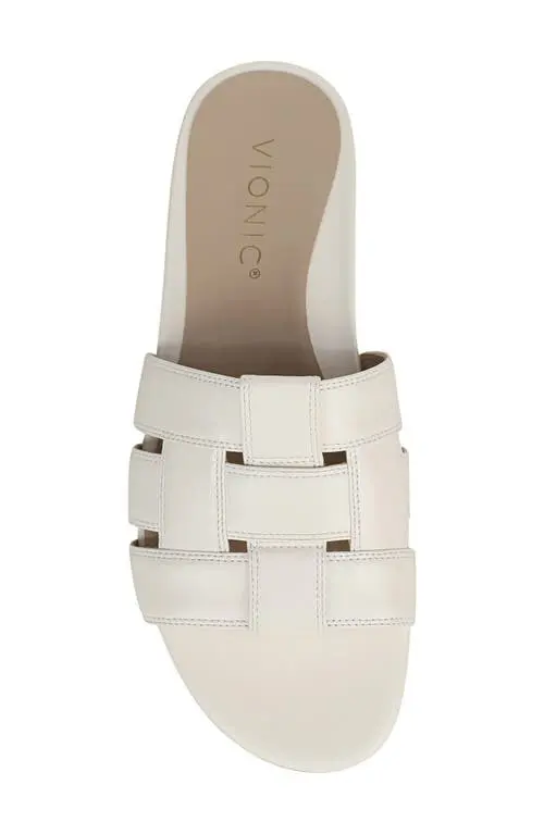 Vionic Glendora Slide Sandal - Ivory