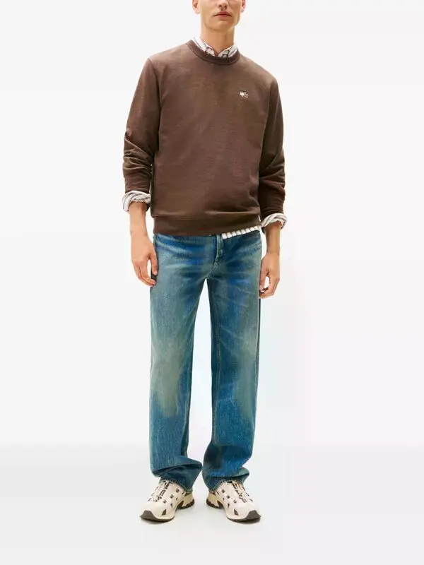 Tommy Hilfiger Logo Sweatshirt - Brown