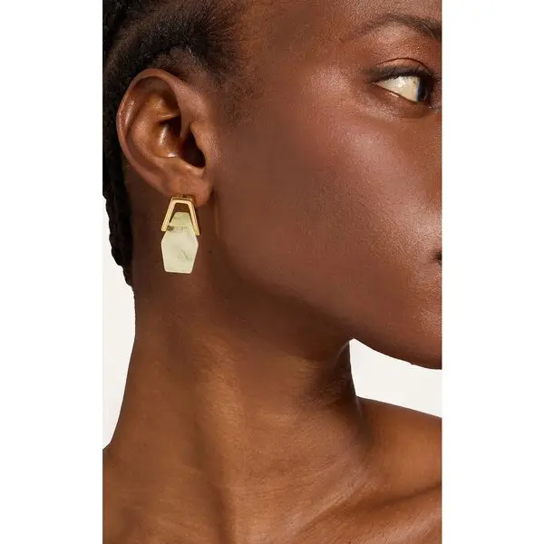 La DoubleJ Portal Earrings - Green