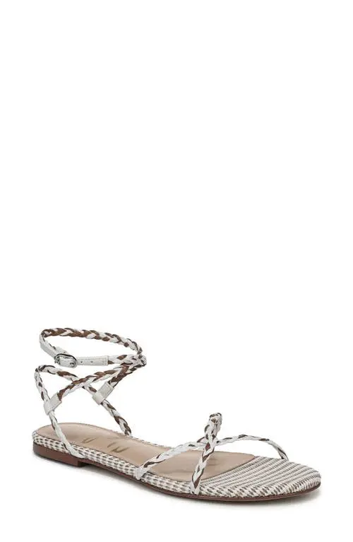Sam Edelman Ellina Ankle Strap Sandal - Ivory Taupe Multi