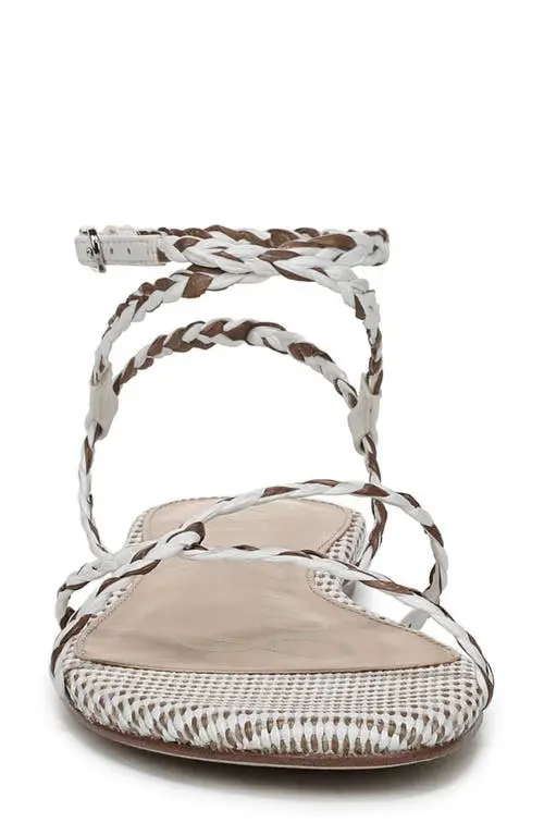 Sam Edelman Ellina Ankle Strap Sandal - Ivory Taupe Multi