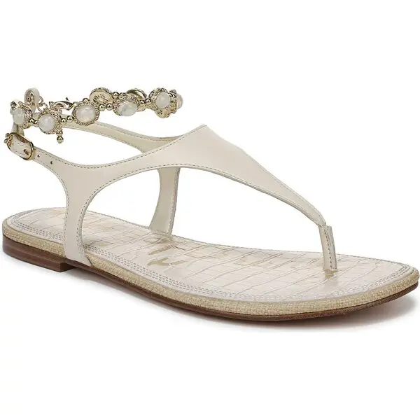 Sam Edelman Canna Ankle Strap Sandal - Modern Ivory