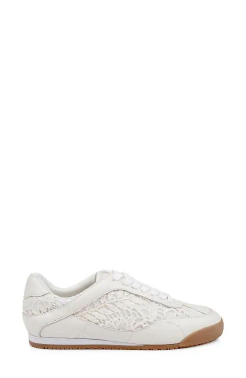 Badgley Mischka Wylie Low Top Sneakers - Cream Crochet