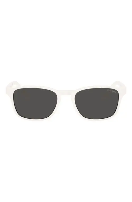 Prada 52mm Pillow Sunglasses - White/dark Grey