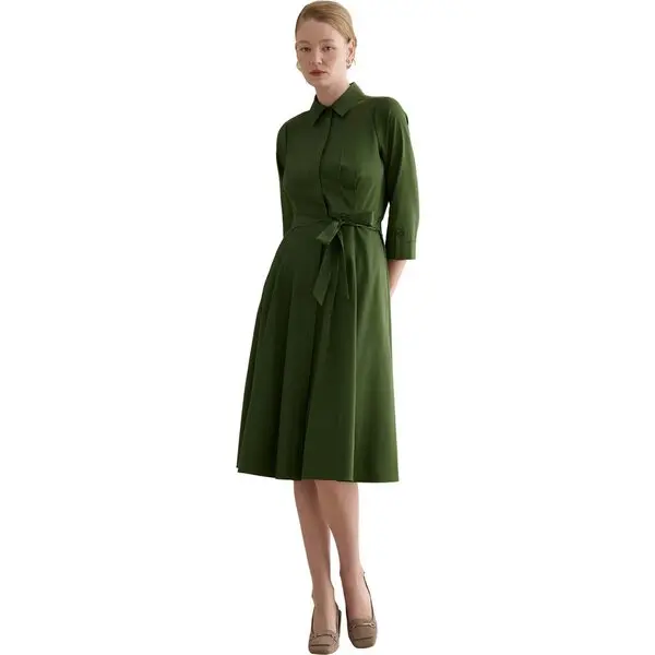 HOBBS LONDON Brigitta Midi Shirtdress
