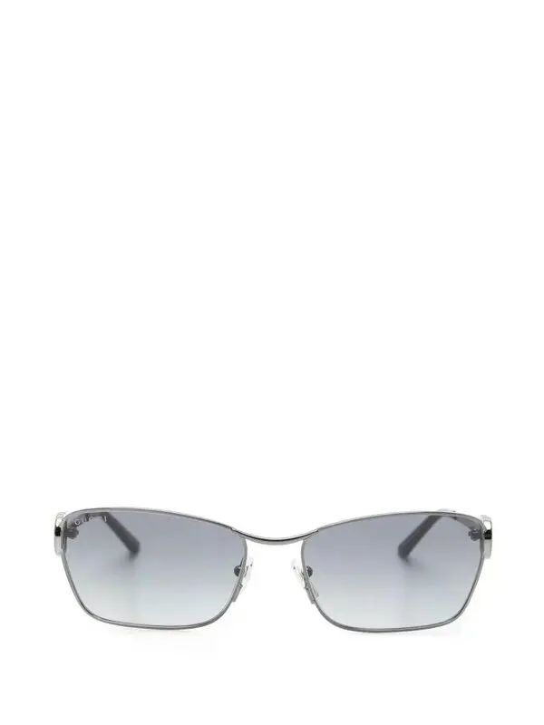 Gucci Rectangle-frame Sunglasses - Grey