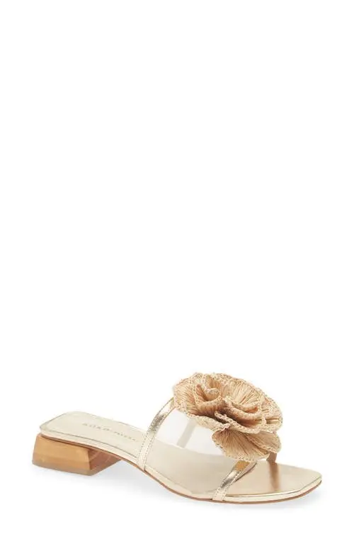 KOKO + PALENKI Ana Floral Slide Sandal