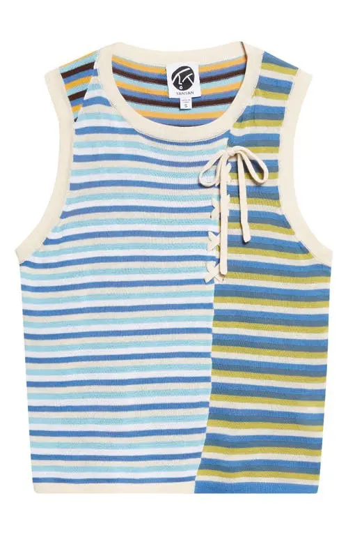 YANYAN Romy Stripe Sleeveless Sweater