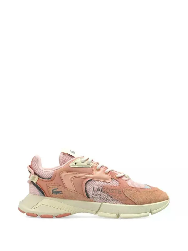 Lacoste Panelled Logo Sneakers - Pink