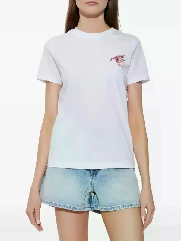 DIESEL® Floral Print T-shirt - White