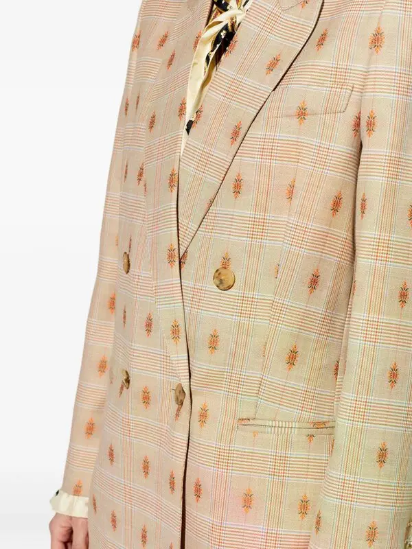 Etro Check-patterned Blazer