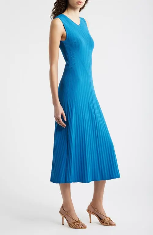 Elie Tahari Lori Sleeveless Sweater Midi Dress