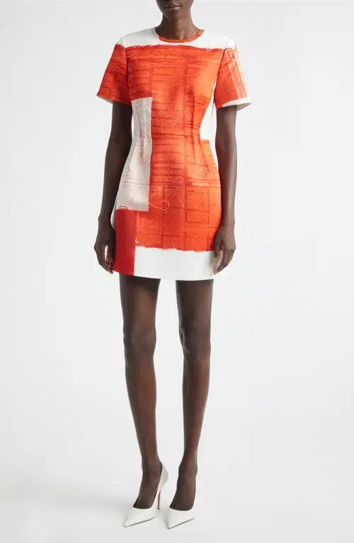 JASON WU Collage Print Minidress