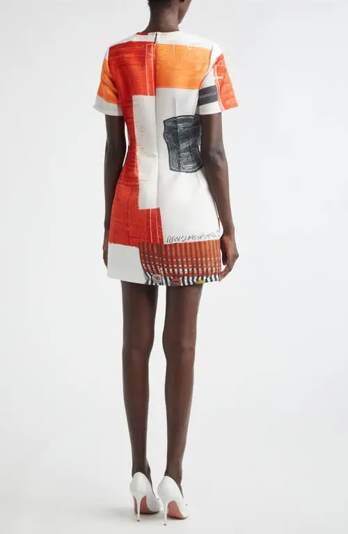 JASON WU Collage Print Minidress