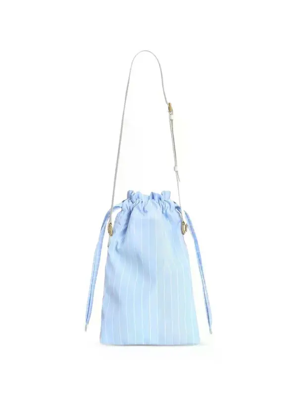 Dolce & Gabbana Striped Bucket Bag - Blue