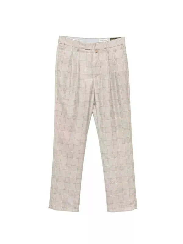 Jacob Cohen Checked Pleated Trousers