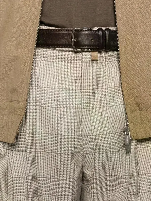 Jacob Cohen Checked Pleated Trousers