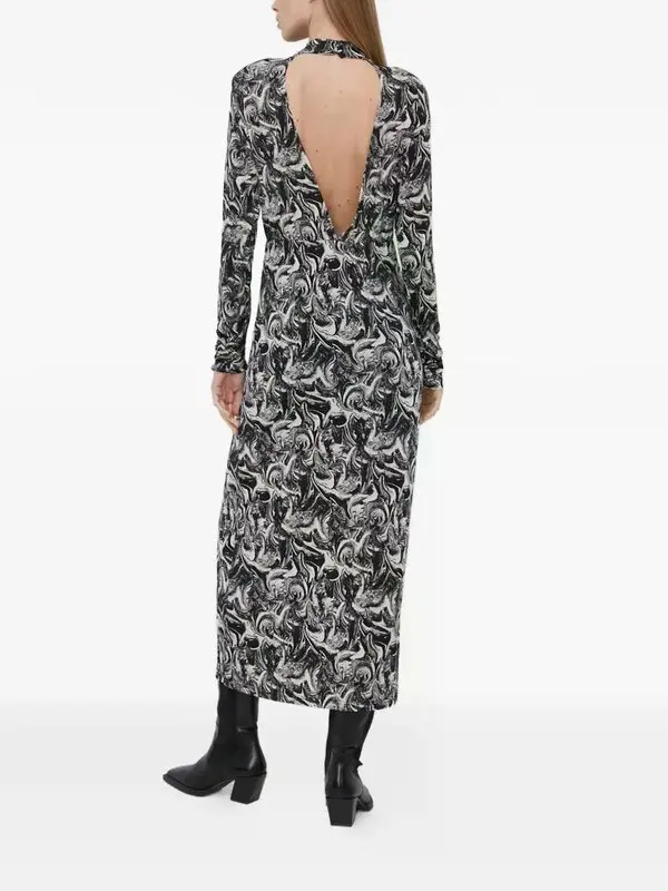 GESTUZ Open-back Midi Dress