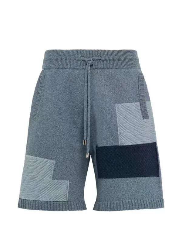 LANEUS Patchwork Shorts