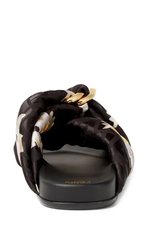 Fendi Feel Knot Slide Sandal