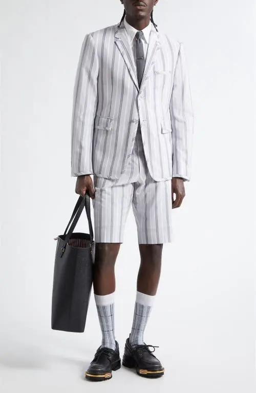 Thom Browne Fit Stripe Backstrap Shorts