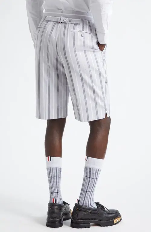 Thom Browne Fit Stripe Backstrap Shorts