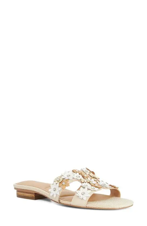Dune London Loupes Slide Sandal - Ecru