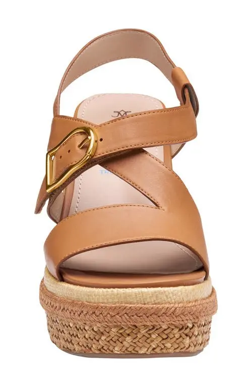 Johnston & Murphy Addison Asymmetric Slingback Wedge Sandal