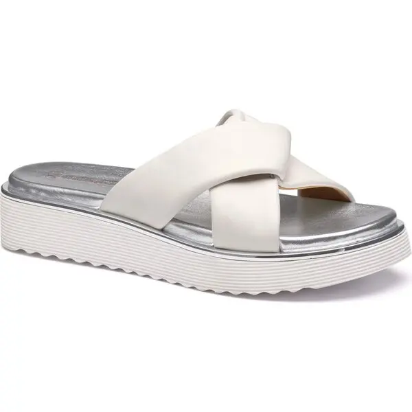 Johnston & Murphy Mitzi Platform Wedge Slide Sandal