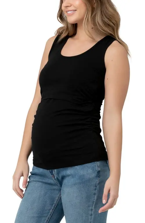 RIPE MATERNITY Organic Nursing Tank - Black