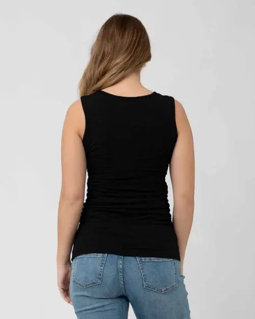 RIPE MATERNITY Organic Nursing Tank - Black