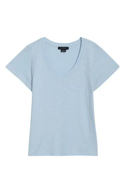 Sanctuary V-neck Relaxed T-shirt - Blue Aura