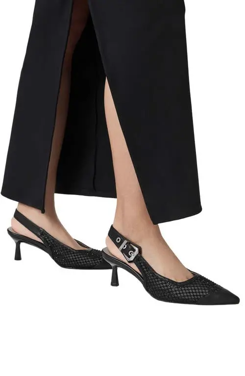 ALLSAINTS Idiya Mesh Slingback Pumps