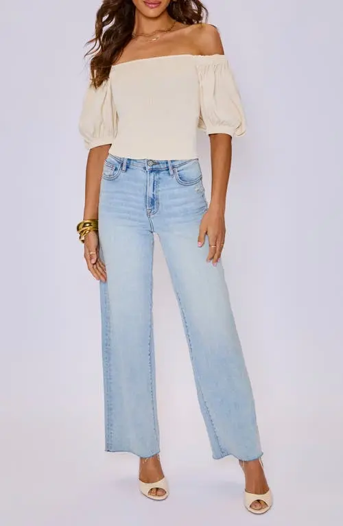 VICI Lila Puff Sleeve Knit Top