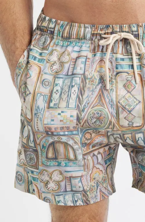 BOARDIES Printed Swim Trunks