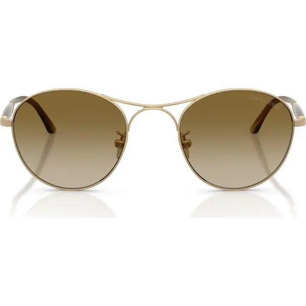 Armani Exchange 50mm Round Sunglasses