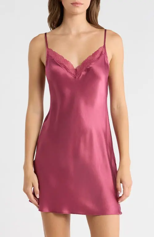 ETAM Lace Trim Washable Silk Camisole - Blush
