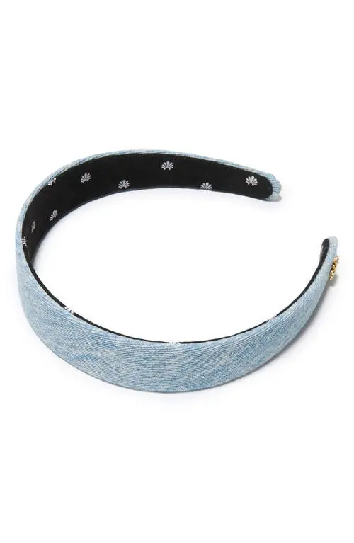 Lele Sadoughi Bessette Denim Headband