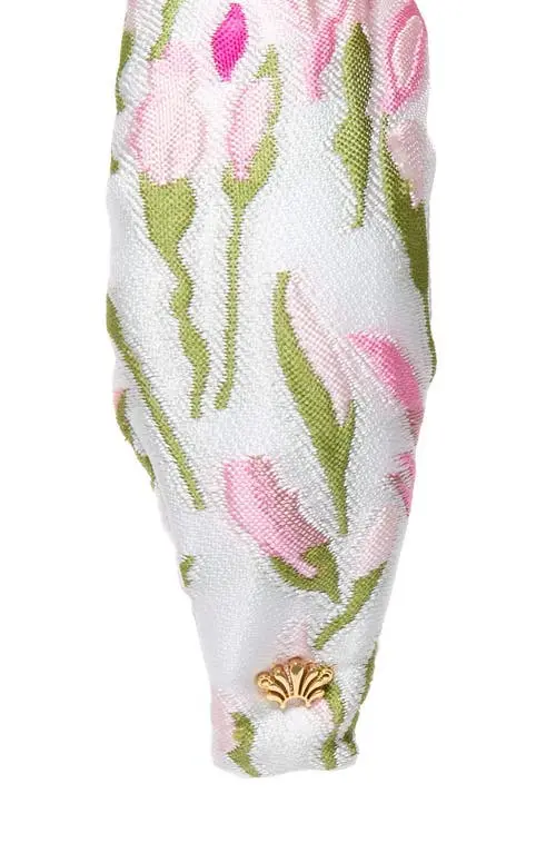 Lele Sadoughi Tulip Print Knotted Headband - Blush