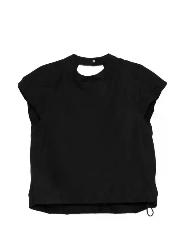 Sacai Gathered A-line Skirt With Drawstring