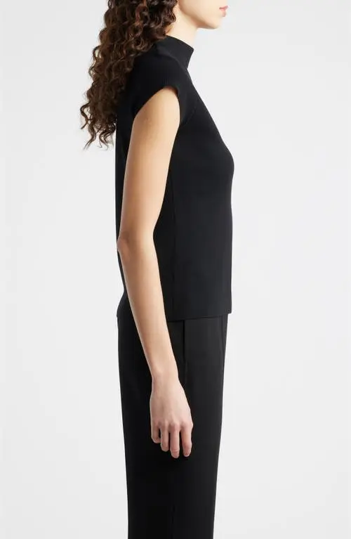 Elie Tahari Katy Button Detail Sweater - Noir