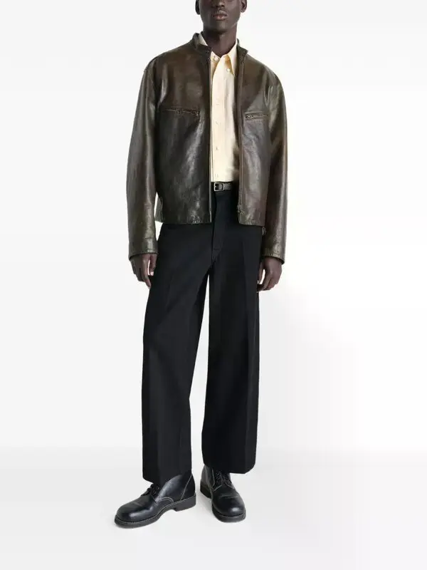 LEMAIRE Leather Biker Jacket